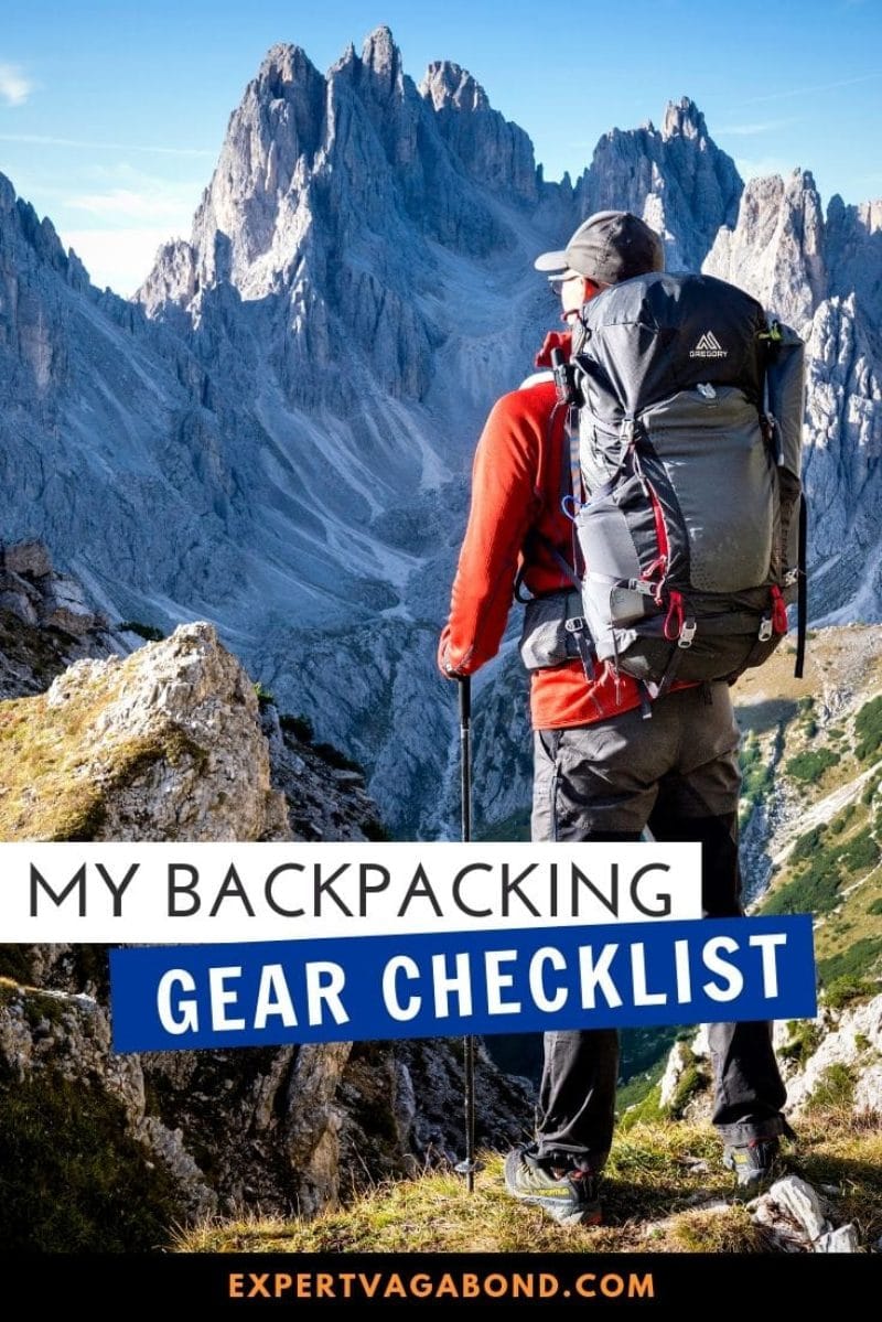 My Ultimate Backpacking Checklist (3-5 Day Trips)